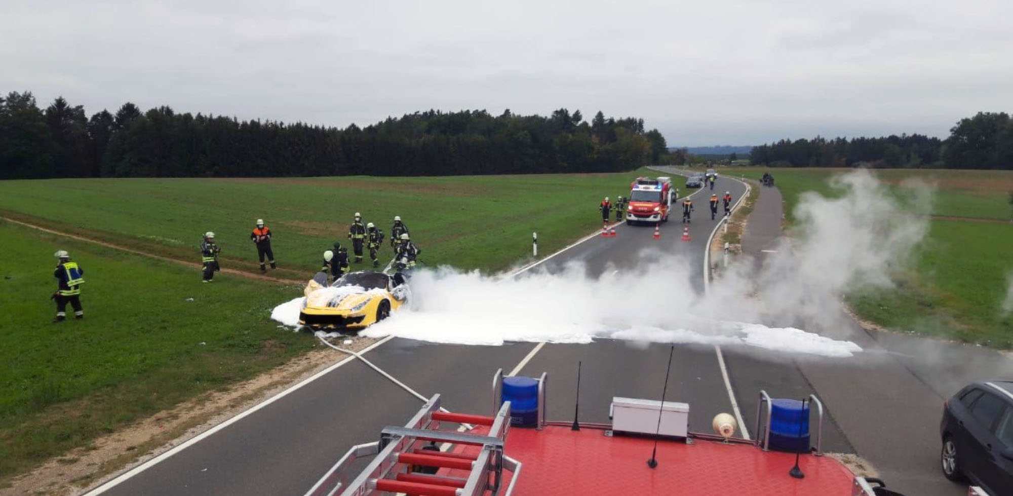VIDEO: $400K Ferrari Catches on Fire - The Westside Gazette